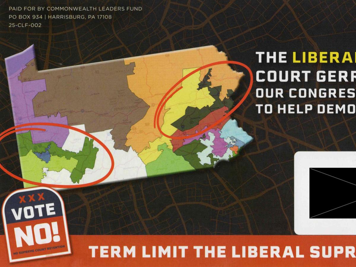 PA Supreme Court mailer uses misleading redistricting claims • Spotlight PA